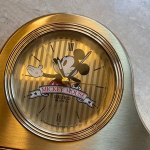 Disney | Accents | Vintage Seiko Mickey Mouse Mantle Clock Walt Disney ...